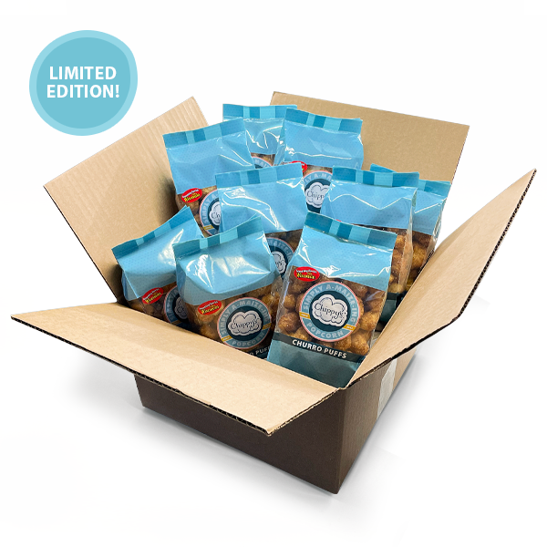 Churro Puffs Party Pack – Chippy’s Popcorn